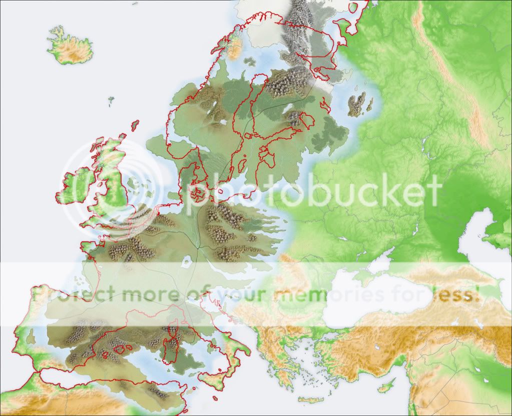 Westeros Europe Size Comparison Photo by Werthead | Photobucket